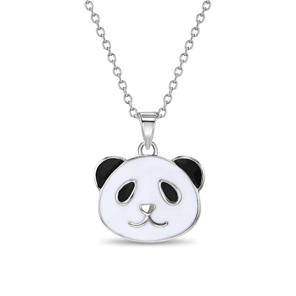 Sterling Silver Cute Panda Necklace – Gordon Jewelers