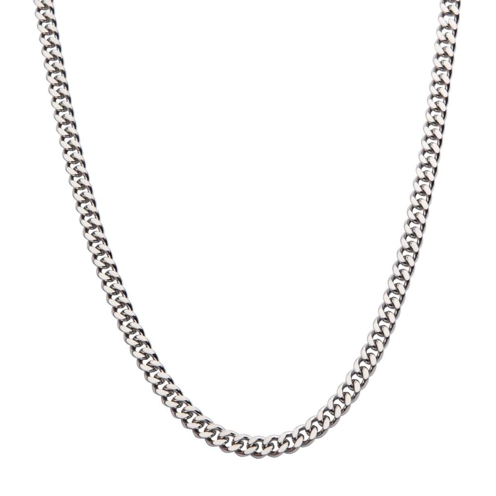 Stainless Steel Diamond Cut Curb Chain – Gordon Jewelers